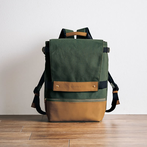 【送料無料】ラジェックス　日本製　帆布リュック（カーキ）　１４−０１０２−７４　１４−０１０２−７４【ギフト館】