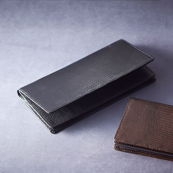 【送料無料】リザード長財布　Ｓ−ＮＯＭ１５３９７ＢＫ　Ｓ−ＮＯＭ１５３９７ＢＫ【ギフト館】