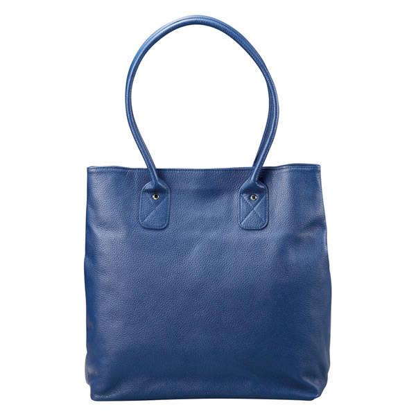 【送料無料】ＯＮ　ＴＨＥ　ＢＡＧ　姫路レザー縦型トートバッグ（ブルー）　ＹＯＢ７７０５０　ＹＯＢ７７０５０【ギフト館】