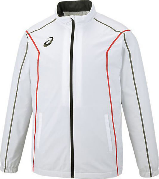アシックス asics 43 WIND BREAKER JKT(B-ST) Bホワイト L【イージャパンモール】の通販はau PAY ...