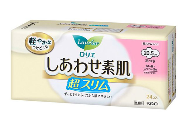 花王 ロリエ しあわせ素肌超スリム多い昼-ふつうの日用20.5cm 羽付 24個【イージャパンモール】の通販はau PAY マーケット ...