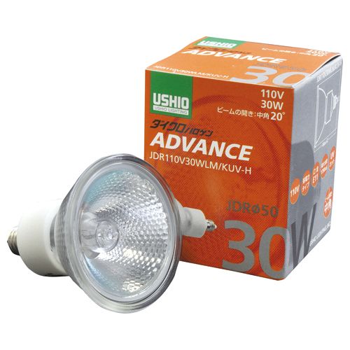 【送料無料】【個人宅届け不可】【法人（会社・企業）様限定】ダイクロハロゲンアドバンス　30W　中角　E11口金　ミラー付...