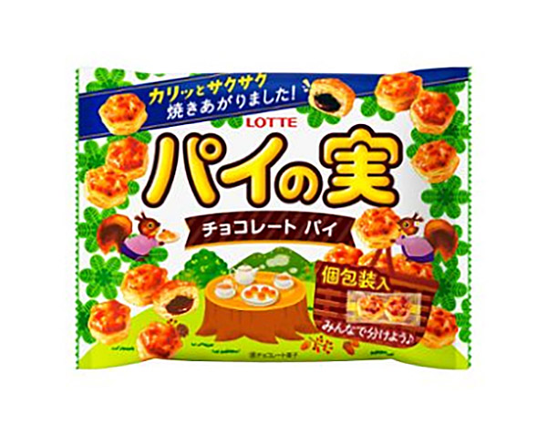 【送料無料】★まとめ買い★　ロッテ　パイの実シェアパック　124ｇ　×18個【イージャパンモール】