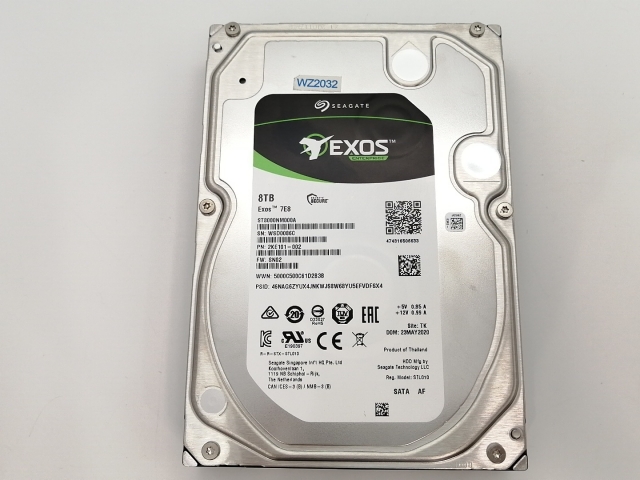 【中古】Seagate ST8000NM000A 8TB/7200rpm/256MB/6Gbps【小倉駅前】保証期間1週間の通販はau PAY ...