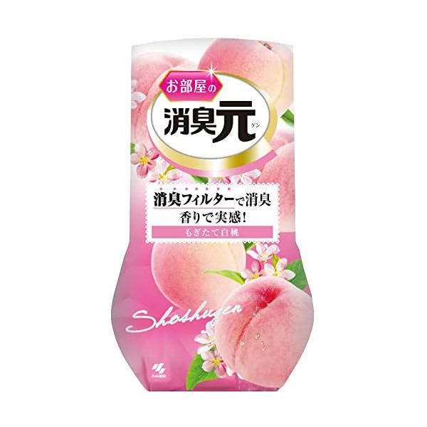 【小林製薬】お部屋の消臭元 もぎたて白桃 400ml (400ml)（消臭)(芳香剤)の通販はau PAY マーケット - 健康エクスプレス ...