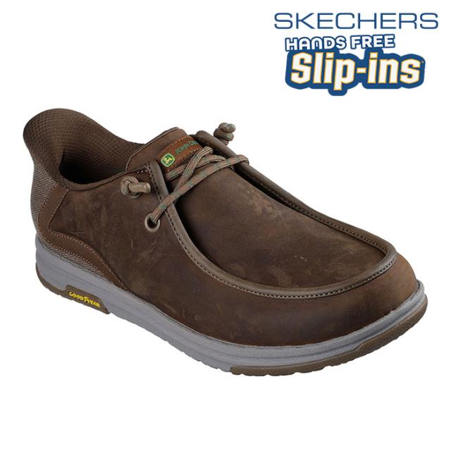 【送料無料】SKECHERS スケッチャーズ メンズ スリップインズ MELSON 2.0-ALDRIC シューズ 靴 ハンズフリー 快適 レザー 滑りにくい 25