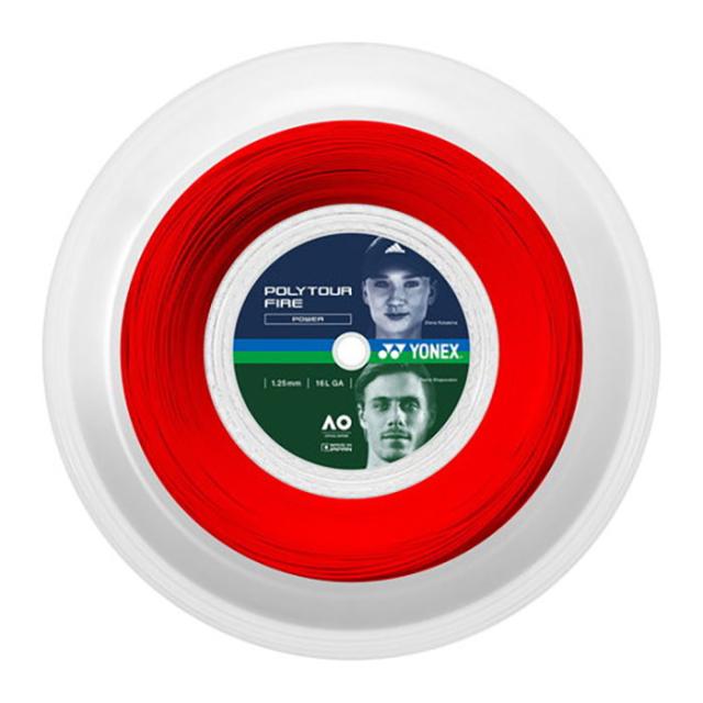 YONEX ヨネックス ポリツアー ファイア 125 200m 硬式 テニス ガット ストリングス ストリング 200m モノ ポリエステル PTF125R2