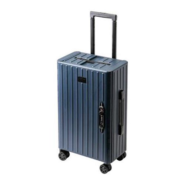 &.FLAT(アンドフラット) キャリーバッグ 35L 世界最薄 軽量 折りたたみ TSAロック 静音キャスター マットカラー FL14400002/NV(ネイビー)