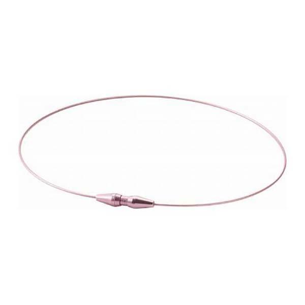 【ゆうパケット配送対象】ファイテン RAKUWAネックレス EXTREME ワイヤーシングル ピンク 43cm TG904152(ポスト投函 追跡ありメール便)