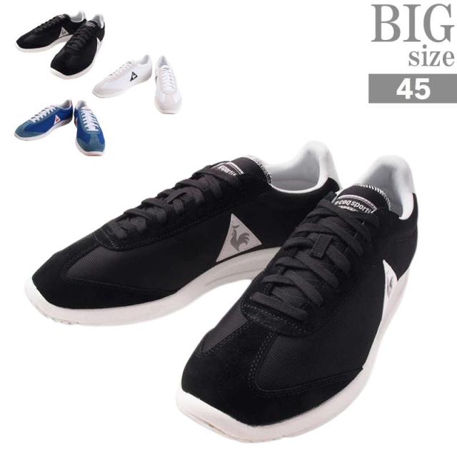 スニーカー 大きいサイズ メンズ クオーツエイル 45サイズ LE COQ ルコック シューズ C020128-08