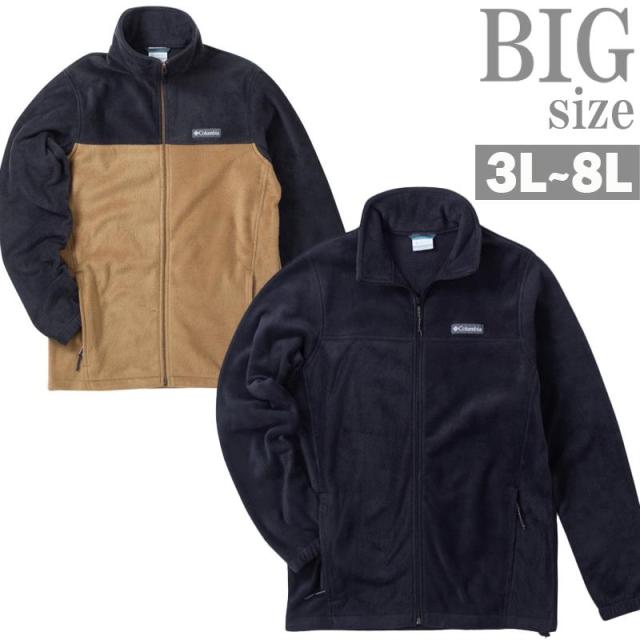 フリース ジャケット 大きいサイズ メンズ ブルゾン Columbia マウンテン 暖か ライトアウター C060926-08