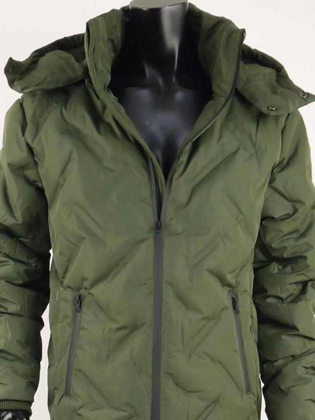 中綿ジャケット メンズ 中綿ブルゾン ボリューム スタンドカラー 冬