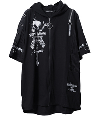 APPAREL]/セックスポットリベンジ/FILTH ASYMMETRY DESIGN BLACK ROCK