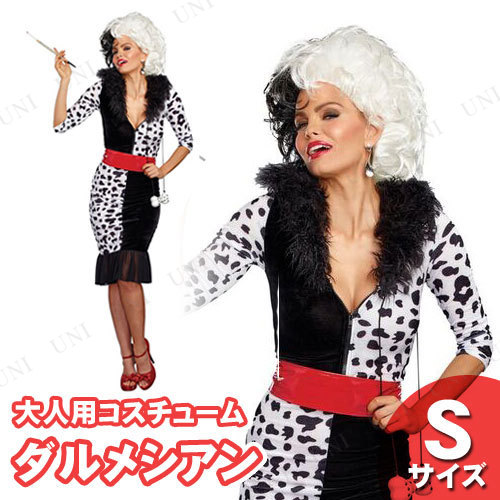 コスプレ 仮装 ダルメシアン ディーバ S 【 コスプレ 衣装 ハロウィン 仮装 コスチューム 動物 アニマル イヌ レディース 犬 パーティーグッズ 女性用 大人用 余興 ドッグ 】