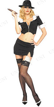 コスプレ 仮装 ミセス・アルカポネ(S) 【 レディース ギャング 女性用 衣装 パーティーグッズ ハロウィン 大人用 余興 コスチューム 】
