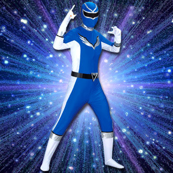コスプレ 仮装 爆笑戦隊パーティーレンジャーウイング ブルー