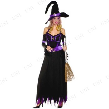コスプレ 仮装 マダムウィッチ SM 【 コスプレ 衣装 ハロウィン 仮装 コスチューム 魔女 余興 ゴシックウィッチ 魔法使い レディース 大人用 パーティーグッズ 女性用 】