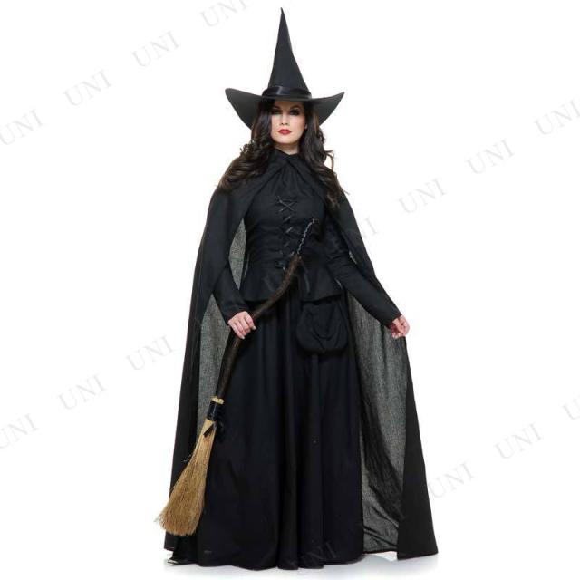 コスプレ 仮装 ウィキッドウィッチ XS 【 コスプレ 衣装 ハロウィン 仮装 コスチューム 魔女 レディース パーティーグッズ ゴシックウィッチ 大人用 余興 魔法使い 女性用 】