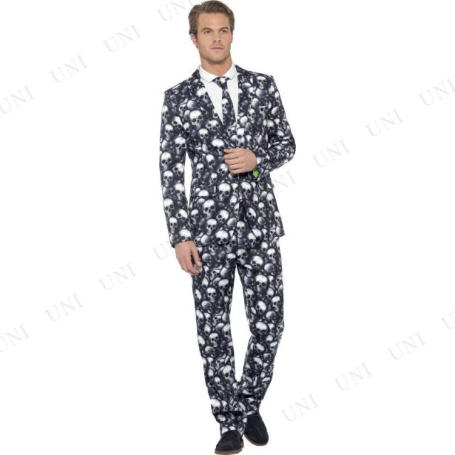 コスプレ 仮装 スケルトンスーツ 大人用 M 【 コスプレ 衣装 ハロウィン 仮装 コスチューム 男性用 ホラー ガイコツ 余興 骸骨 メンズ パーティーグッズ 怖い 】