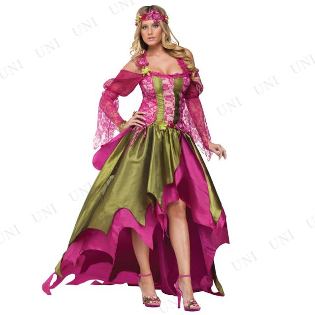 コスプレ 仮装 ルネサンス・ニンフ M 【 コスプレ ハロウィン 仮装 コスチューム 民族衣装 貴族 伝統衣装 大人用 ロココ 余興 レディース 女性用 パーティーグッズ 中世 】