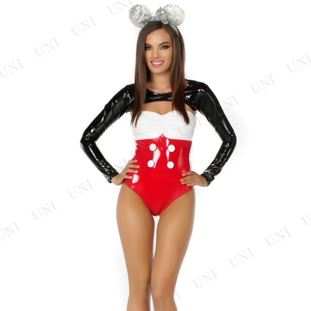 コスプレ 仮装 ミスマウスガール・ヒロインコスチューム S/M 【 コスプレ 衣装 ハロウィン 仮装 コスチューム 大人用 余興 女性用 パーティーグッズ レディース 】