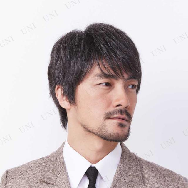 オム・リーブル カジュアルスタイル人毛ミックスウィッグ L グレー15% 【 かつら メンズ ファッションウィッグ 男性用 自然 フルウィッグ コスプレ 】