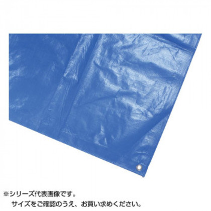 鵜沢ネット 防水カバーシート 5.4×5.4m ブルー 3000 11282 |b03