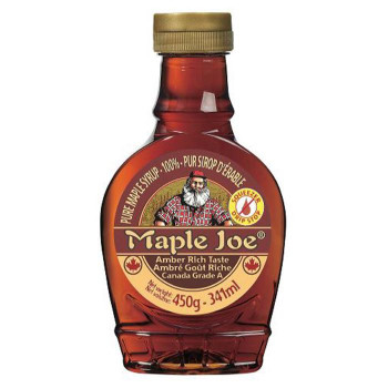 メープルジョー メープルシロップ アンバー(リッチテイスト) PET 450g 6セット 070071 |b03