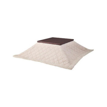 東谷 薄掛コタツ布団 190×190cm 正方形 ツイード ベージュ KK-101BE |b03