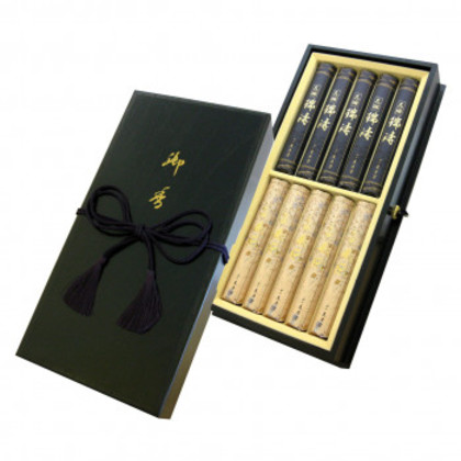 薫寿堂 花琳飛燕・瑞涛アソート 短寸10把入桐塗箱 15000 |b03