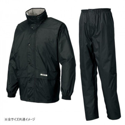 アイトス レインスーツ(B-1) ブラック 5L 58701 |b03