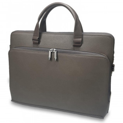 BUSITOOL シュクレ ブリーフケース 薄マチ ダブルルーム型 ベージュ 22-5359-40 |b03