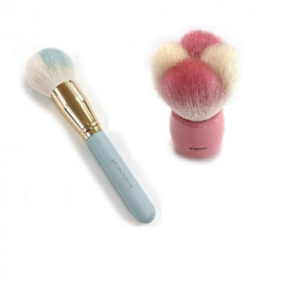 喜筆(kiHiTsu) 艶てまりパウダーブラシ＆艶てまり洗顔ブラシセット TsuyATemAri05 |b03