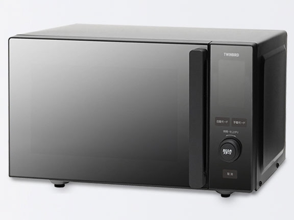 ツインバード 電子レンジ Mirror Design DR-E273B