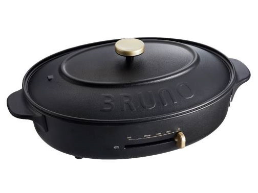 BRUNO ホットプレート BRUNO crassy+ BOE053-BK [ブラック]