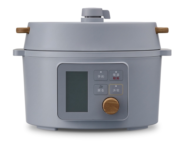 アイリスオーヤマ 圧力鍋 KPC-MA3-H [ストーングレー]