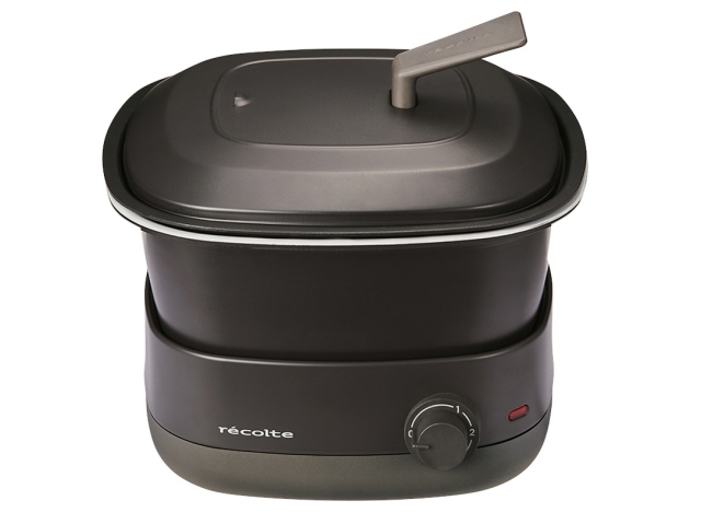 レコルト ホットプレート ポット デュオ キャレ RPD-4(GY) [グレー]