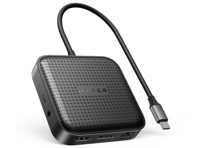 HYPER USBハブ HyperDrive USB4 モバイルドック HP-HD583 [ブラック]