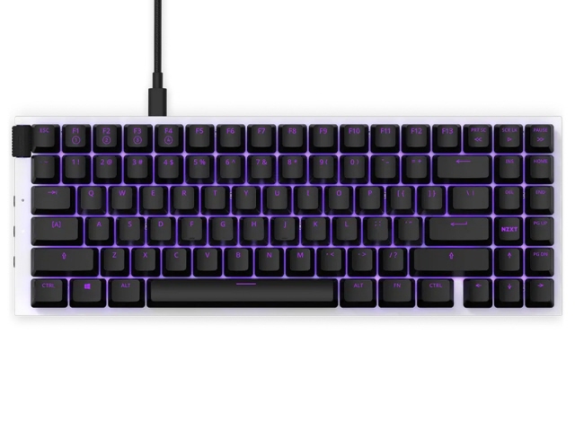 NZXT キーボード Function Minitkl KB-175US-WR [ホワイト]