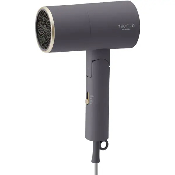 アイリスオーヤマ ヘアドライヤー MiCOLA HDR-M201-H [ダークグレー]