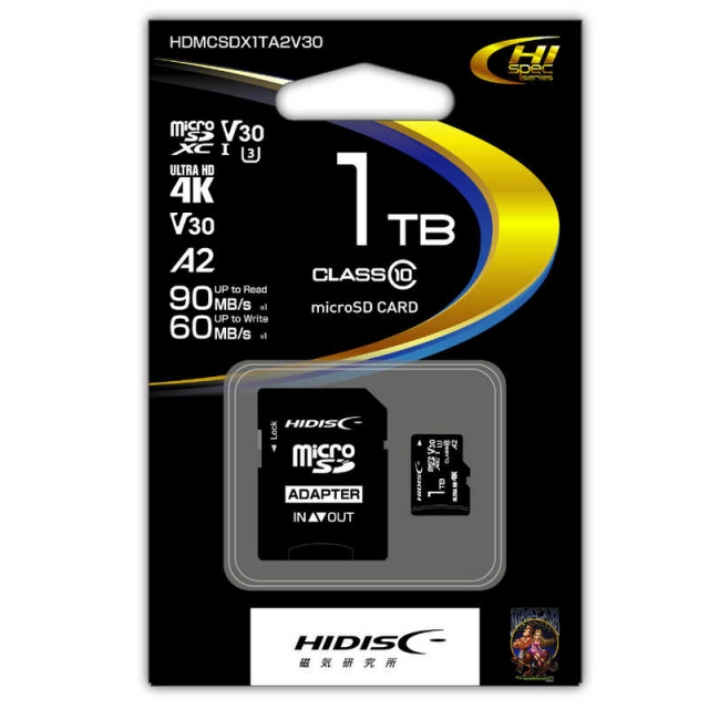 HI-DISC SDメモリーカード HDMCSDX1TA2V30 [1TB]