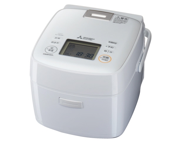 三菱電機 炊飯器 備長炭 炭炊釜 NJ-SE06F-W [月白]