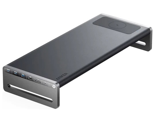 ANKER USBハブ 675 USB-C ドッキングステーション (12-in-1 Monitor Stand Wireless) A83775Z1 [ダークグレー]