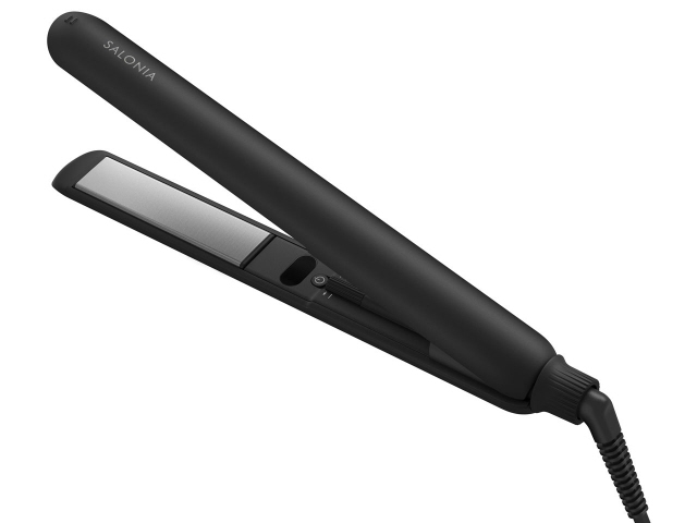 I-ne ヘアアイロン SALONIA スムースシャイン ストレートヘアアイロン SAL23105BK [ブラック]