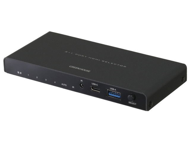 グリーンハウス AVセレクター GH-HSWH4-BK [ブラック]