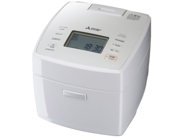 三菱電機 炊飯器 備長炭 炭炊釜 NJ-VS10G-W [月白]