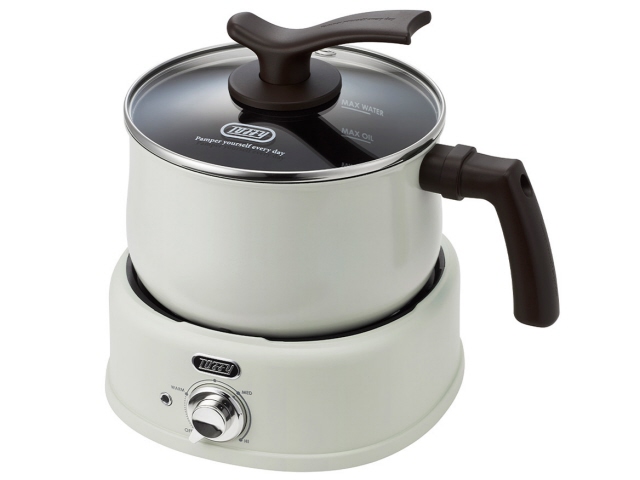 ラドンナ グリル鍋 Toffy 2WAY電気マルチポット K-HP4-AW [アッシュホワイト]