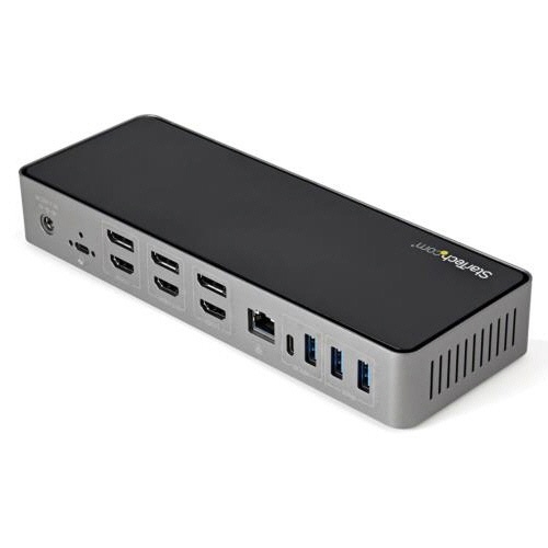 StarTech.com USBハブ DK31C3HDPD [ブラック&グレー]