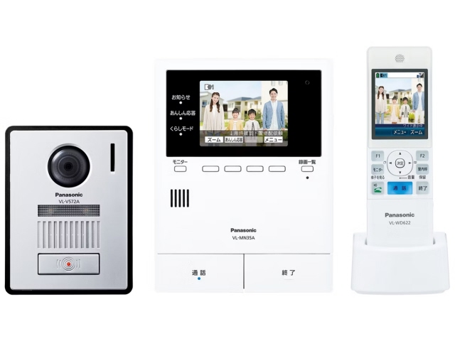 パナソニック テレビドアホン・インターホン どこでもドアホン VL-N35AHF