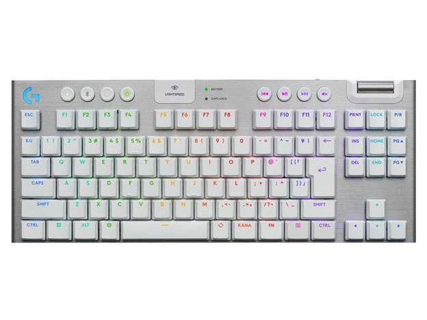 ロジクール キーボード G915 X LIGHTSPEED TKL G915WLX-TKL-TCWH [ホワイト]
